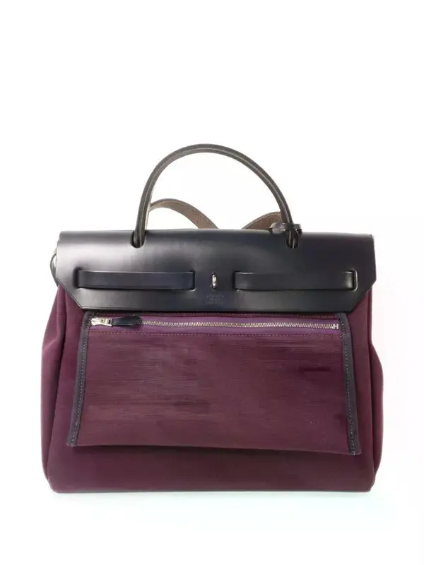 Hermès Pm Herbag Tote Bag - Purple