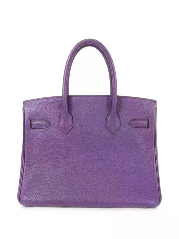 Hermès 2012 30 Birkin Leather Tote Bag