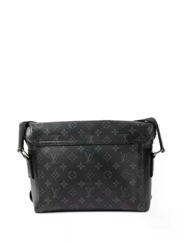 LOUIS VUITTON Monogram Eclipse Messenger Voyage Pm Cross Body Bag - Black