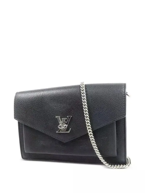 LOUIS VUITTON Mylockme Chain Shoulder Bag - Black