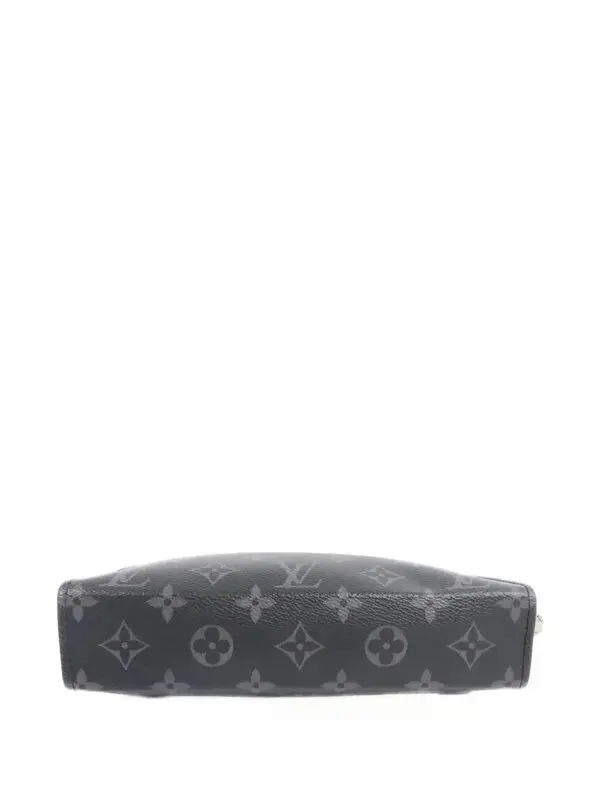 LOUIS VUITTON Monogram Eclipse Gaston Messenger Bag - Black