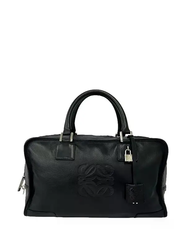 Loewe 2010-2026 Leather Amazona 36 Handbag - Black
