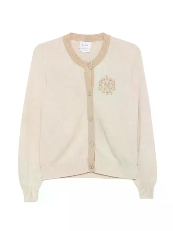 BARRIE Thistle League Logo-patch Cardigan