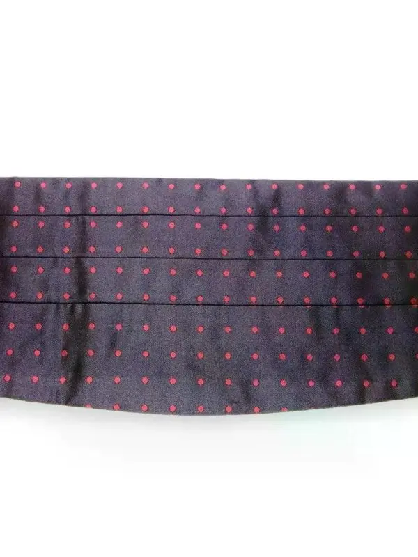 Dolce & Gabbana Polka-dot Pleated Cummerbund