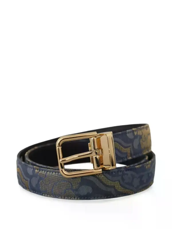Dolce & Gabbana Jacquard Logo-buckle Belt