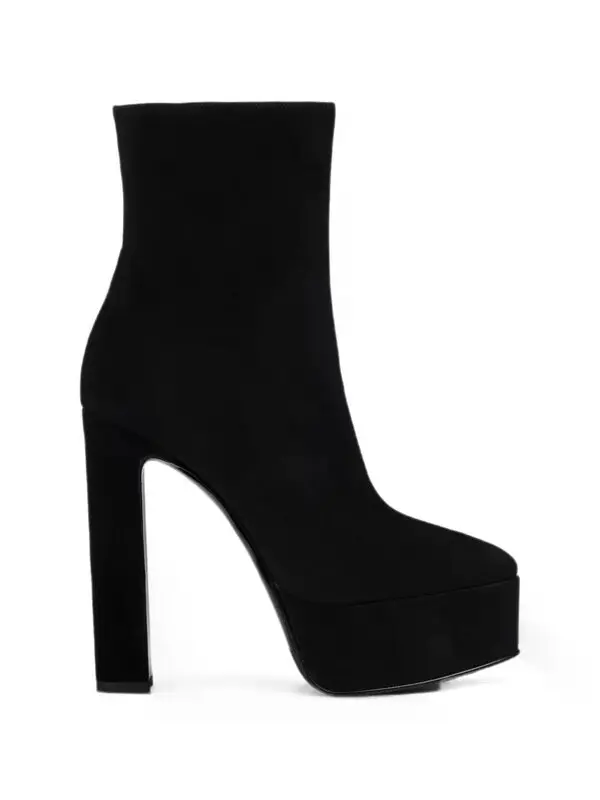 LE SILLA Nora Platform Ankle Boots - Black