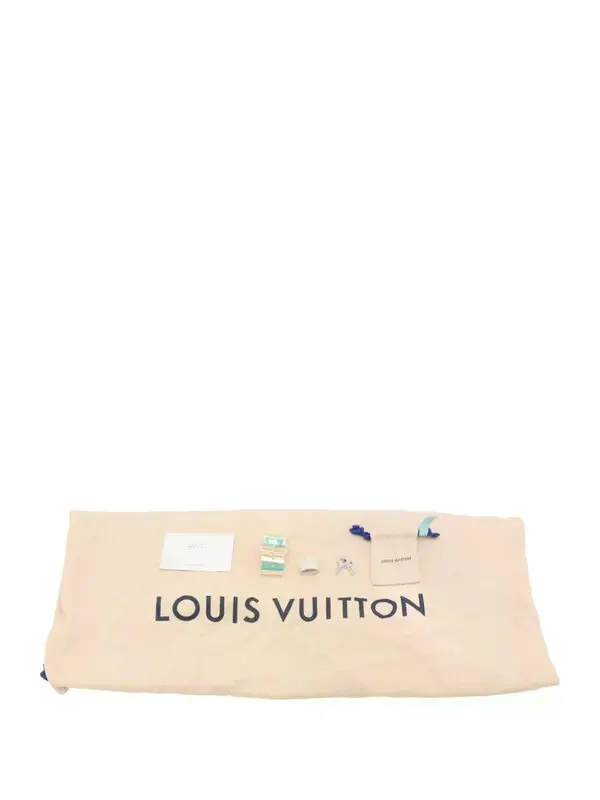 LOUIS VUITTON 2019 Monogram Prism Keepall Bandouliere 50 Boston Bag