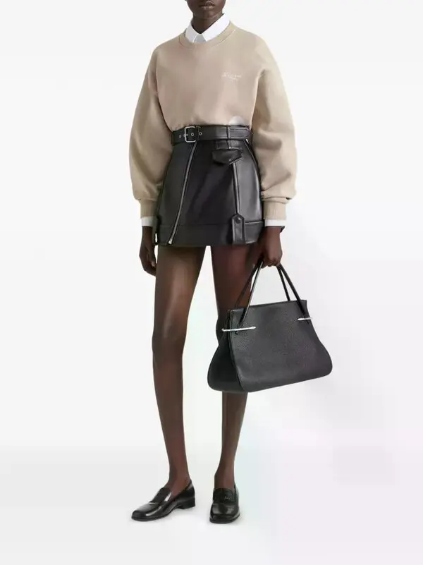 Givenchy Large Pinch Grained-leather Tote Bag
