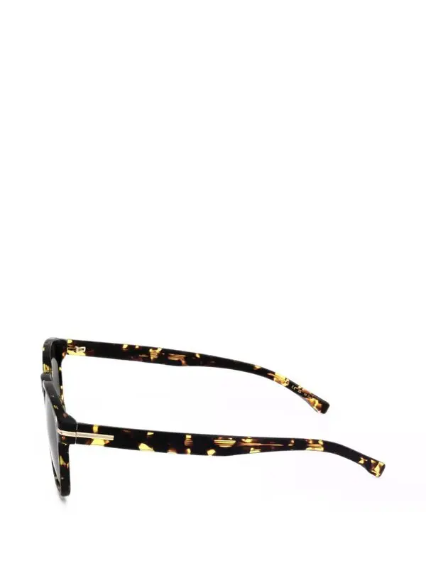 BOSS Tortoiseshell-effect Square-frame Sunglasses