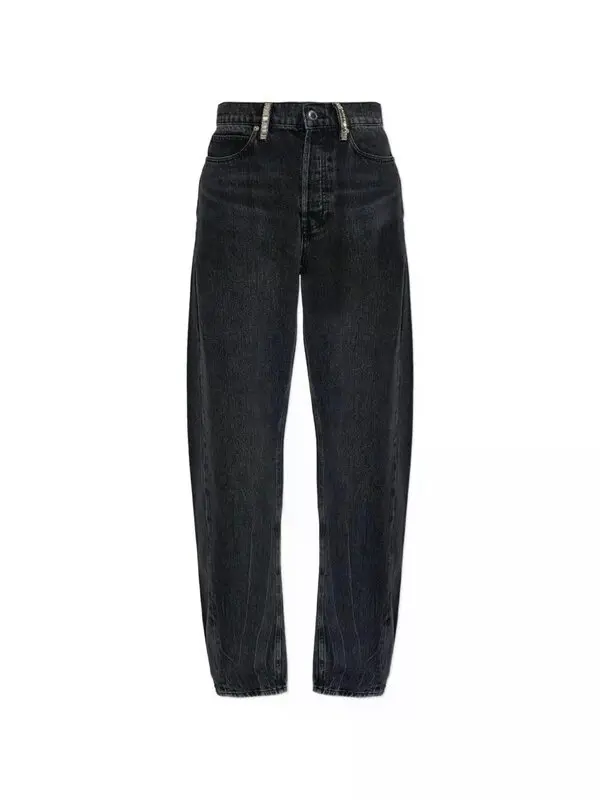 Alexander Wang Crystal-embellished Jeans