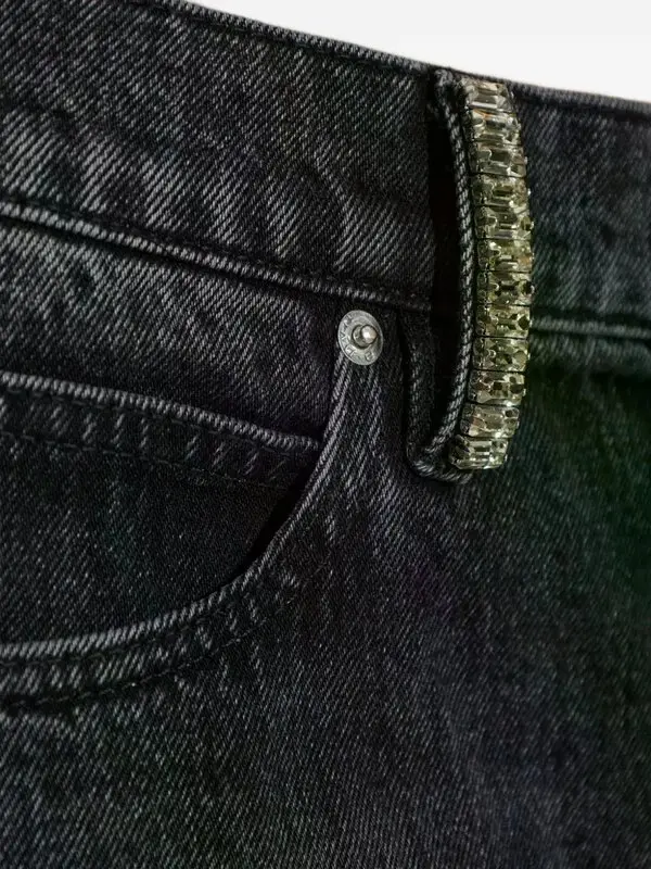 Alexander Wang Crystal-embellished Jeans