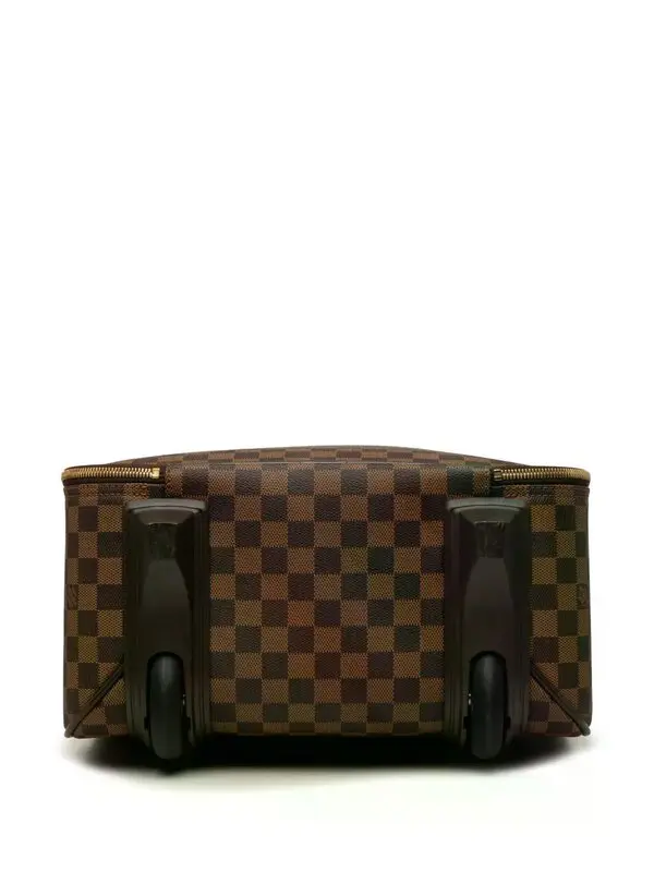 LOUIS VUITTON 2009 Damier Ebene Pegase 45 Travel Bag