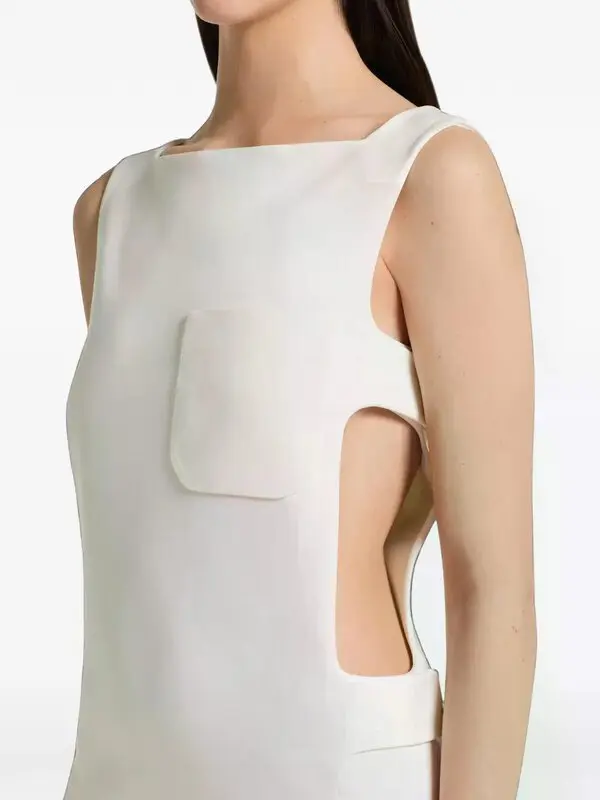COURREGES Cut-out Sleeveless Mini Dress