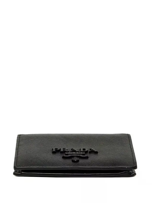 Prada 2013-2026 Saffiano Bifold Compact Wallet Small Wallets