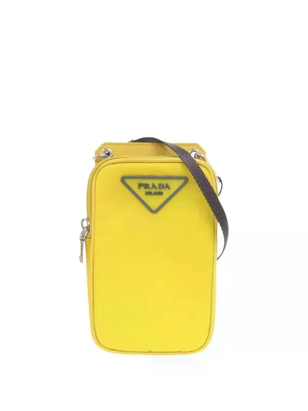 Prada 2010-2026 Saffiano Phone Pouch Crossbody Bag