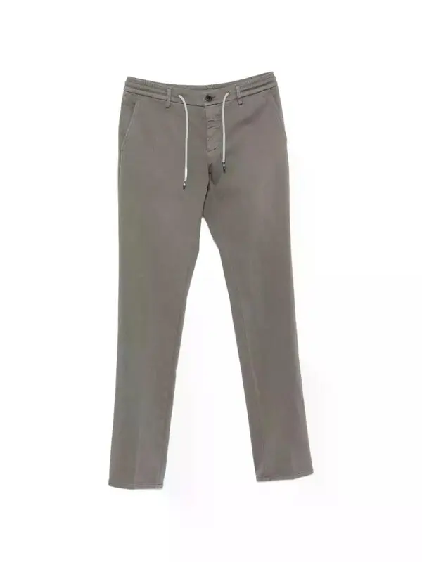 MASON'S Milano Drawstring-waist Trousers - Grey