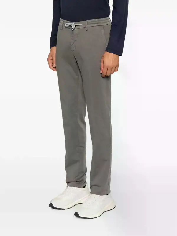 MASON'S Milano Drawstring-waist Trousers - Grey