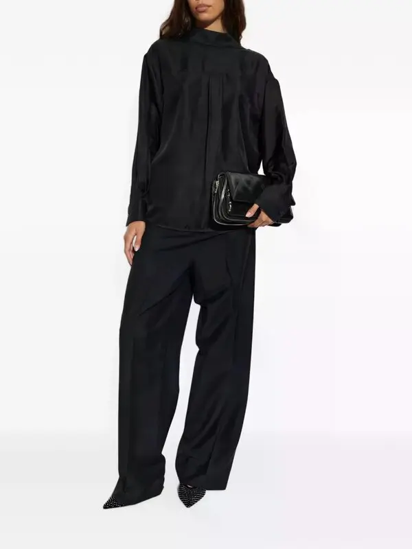 Alexander Wang Silk Reverse-detail Shirt