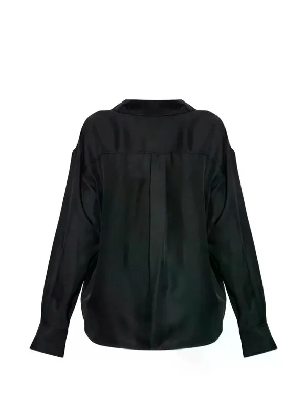 Alexander Wang Silk Reverse-detail Shirt