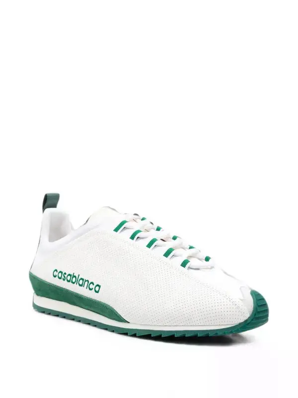 Casablanca Khopesh Logo-print Perforated Sneakers