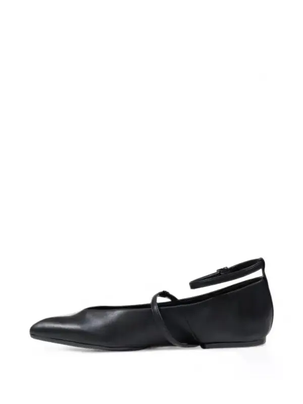 Armani Exchange Buckle-strap Ballet Flats