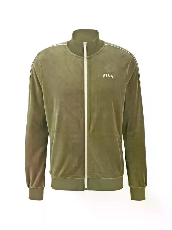 FILA Velour-textured Side-stripe Sweater