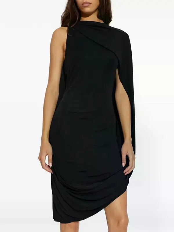 Alexander Wang Asymmetric Draped Midi Dress