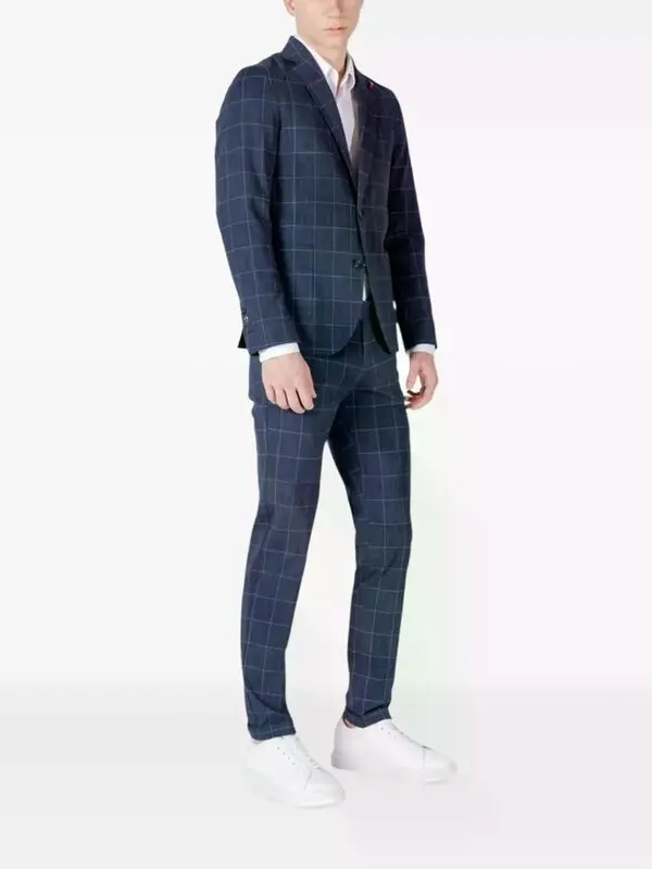 MULISH Check-pattern Suit