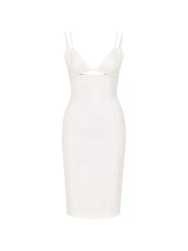 Patrizia Pepe Cut-out Lace-up Dress