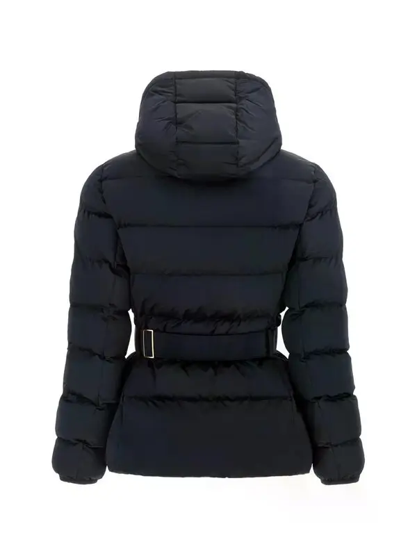 Elisabetta Franchi Down Jacket In Voile Fabric