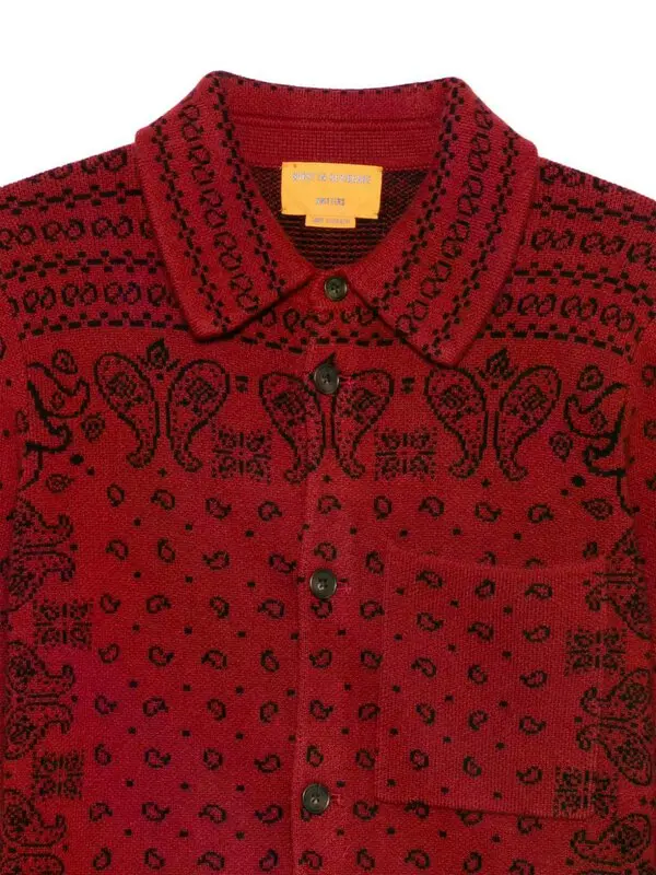 Guest In Residence Paisley-patterned Overshirt