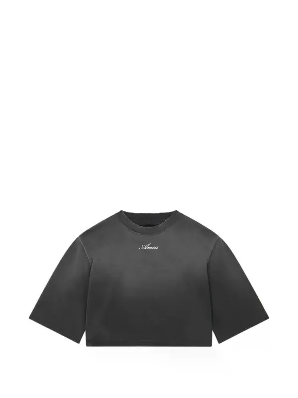 Amiri Cropped T-shirt - Grey