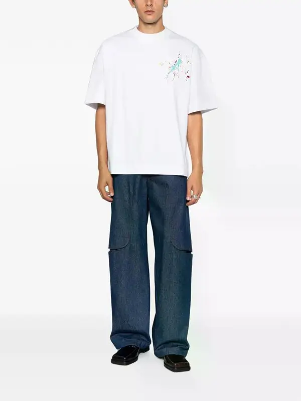 HOUSE OF ERRORS Paint-splatter T-shirt