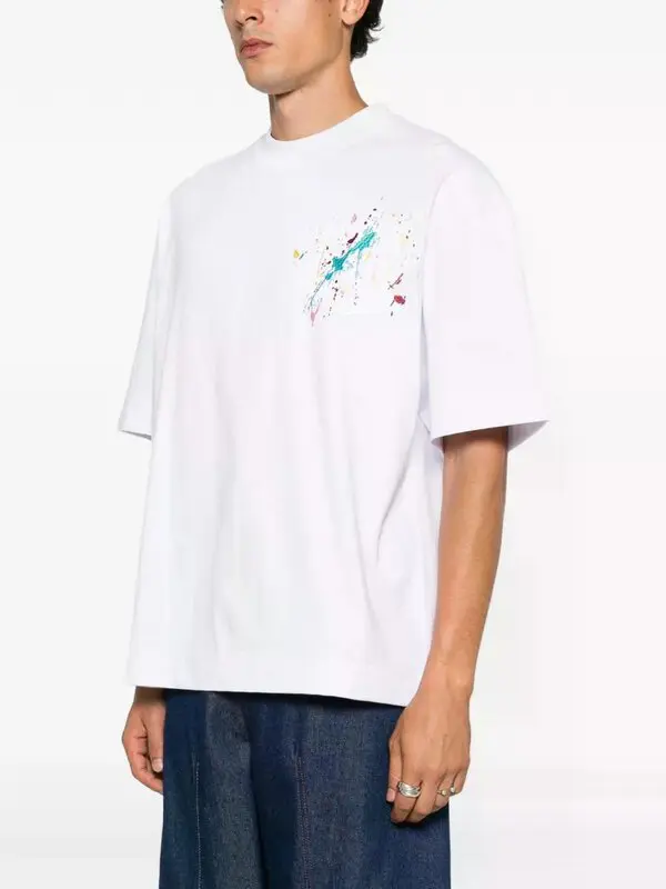 HOUSE OF ERRORS Paint-splatter T-shirt
