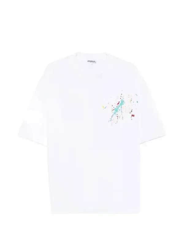 HOUSE OF ERRORS Paint-splatter T-shirt - White