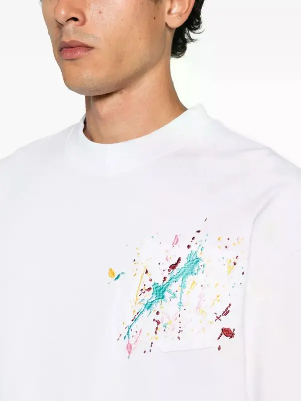 HOUSE OF ERRORS Paint-splatter T-shirt