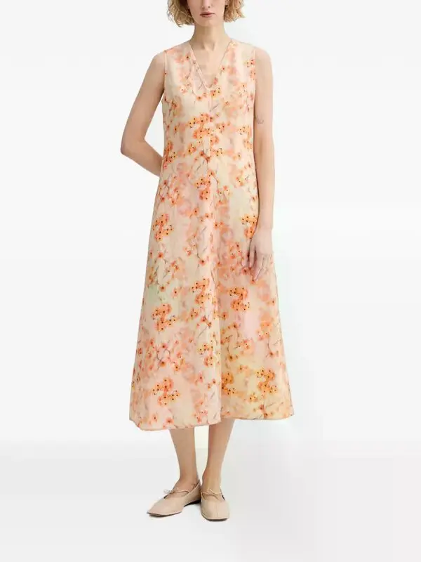 Marc O'polo Floral-print V-neck Dress