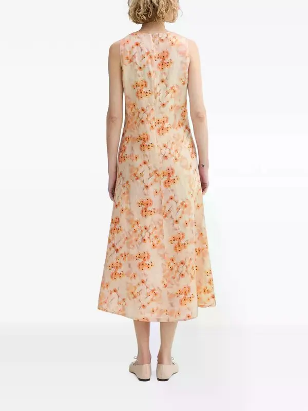 Marc O'polo Floral-print V-neck Dress