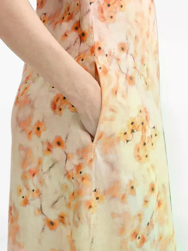 Marc O'polo Floral-print V-neck Dress