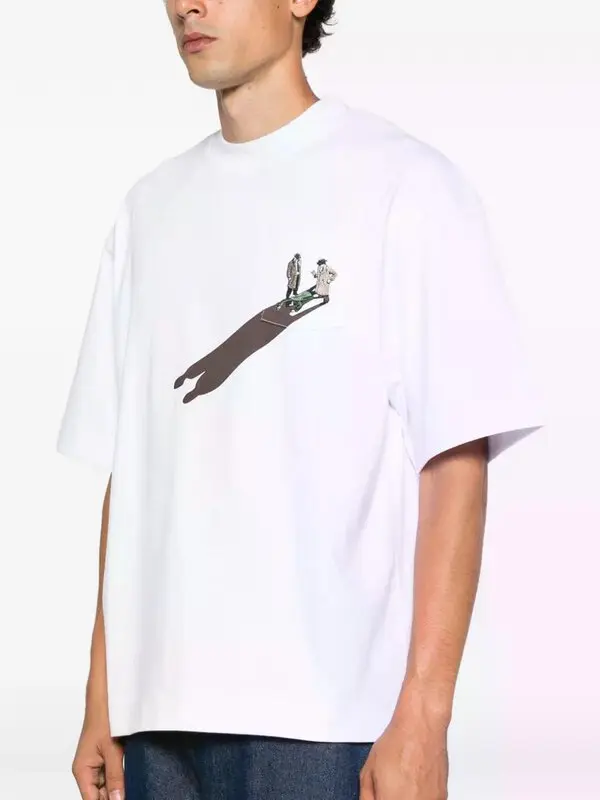 HOUSE OF ERRORS The Body Pocket Graphic-print Chest-pocket T-shirt
