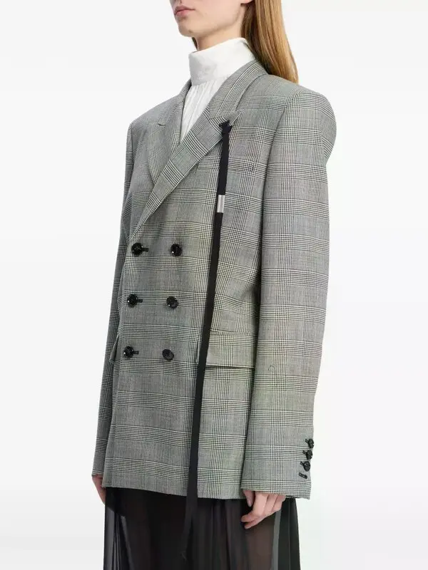 ANN DEMEULEMEESTER Double-breasted Wool Blazer