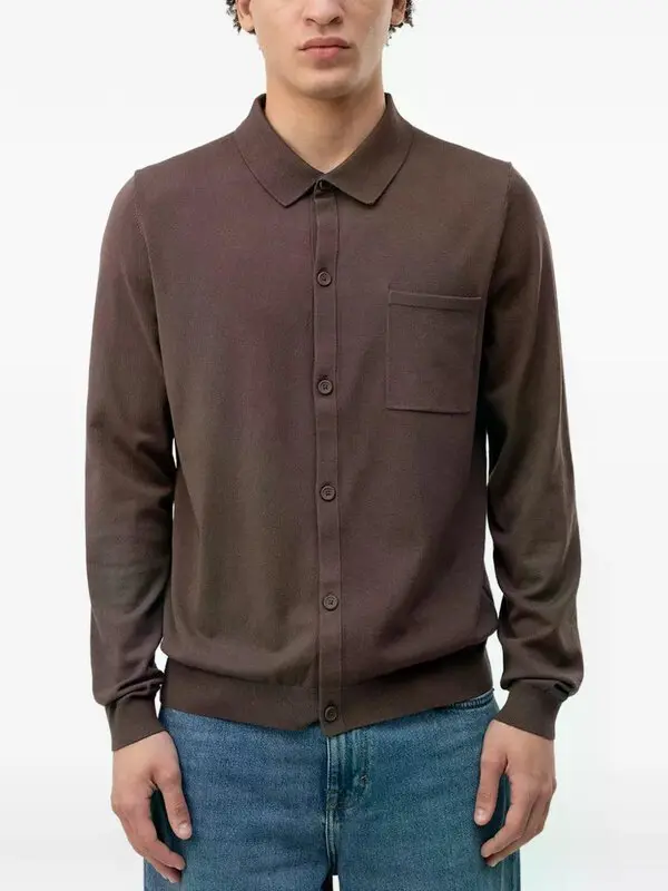 Hugo Button-up Chest-pocket Cardigan