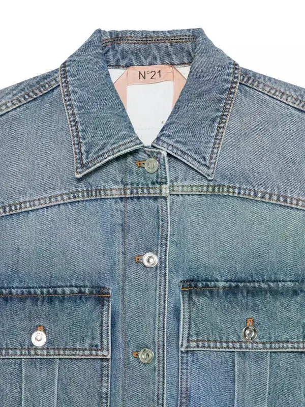 N°21 Button-up Denim Gilet
