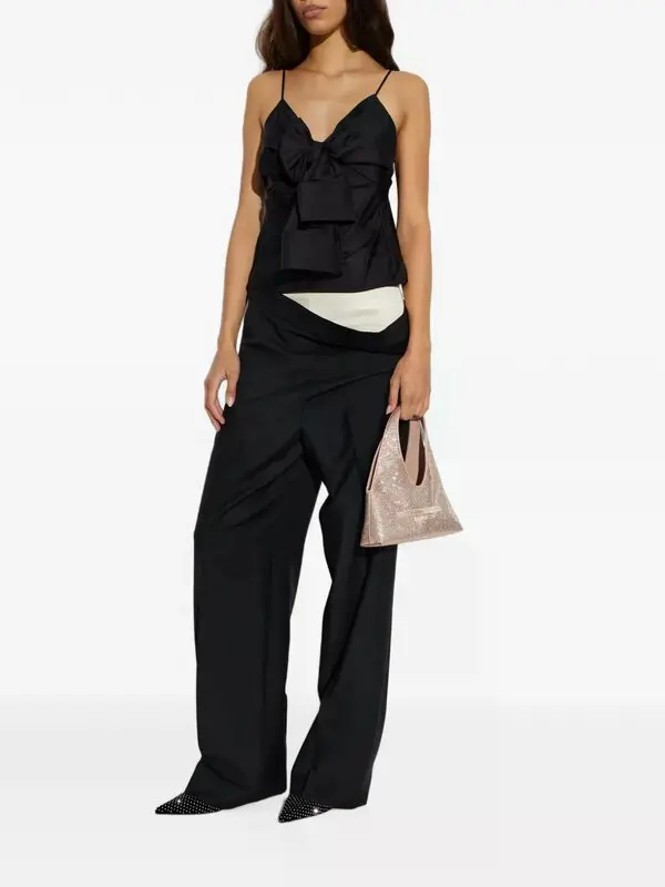 Alexander Wang Bow-detail Silk Top