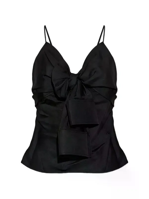 Alexander Wang Bow-detail Silk Top