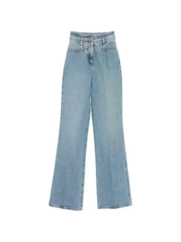 N°21 Double-waistband Straight-leg Jeans