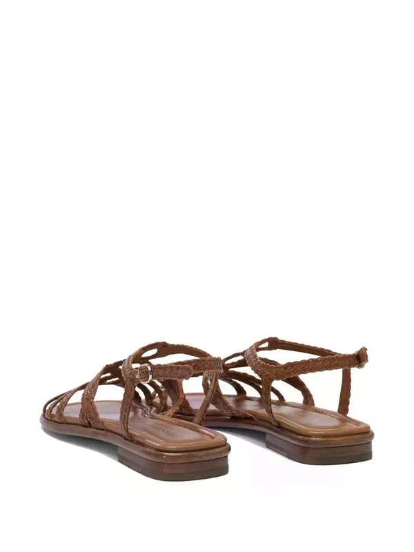 PONS QUINTANA Woven Leather Sandals