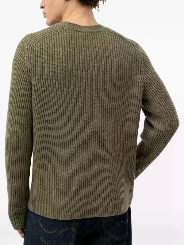 Hugo Ribbed-knit Raglan-sleeve Sweater