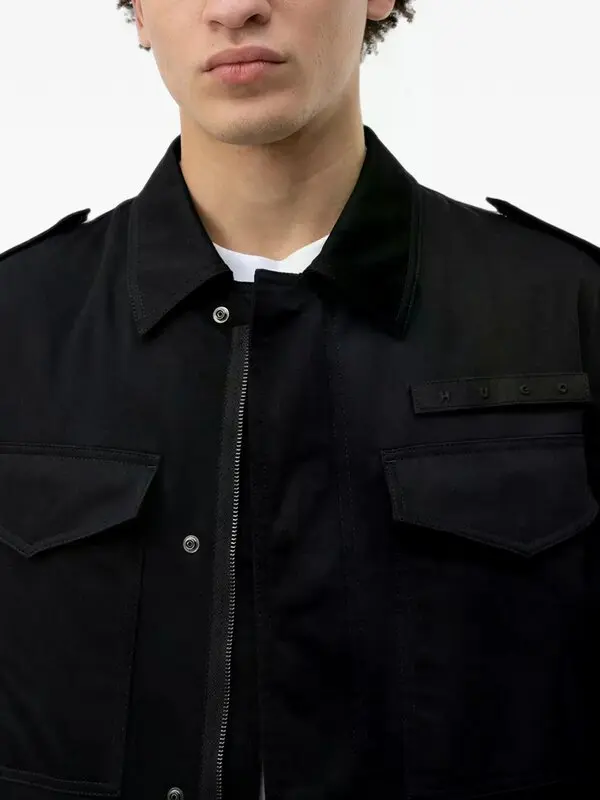 Hugo Logo-patch Multi-pocket Jacket