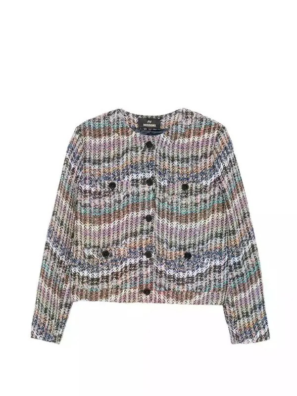 Missoni Zigzag Knit Jacket
